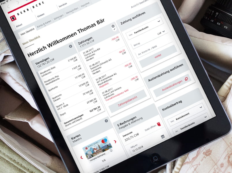 Weiterentwicklungen BEKB E-Banking – BEKB